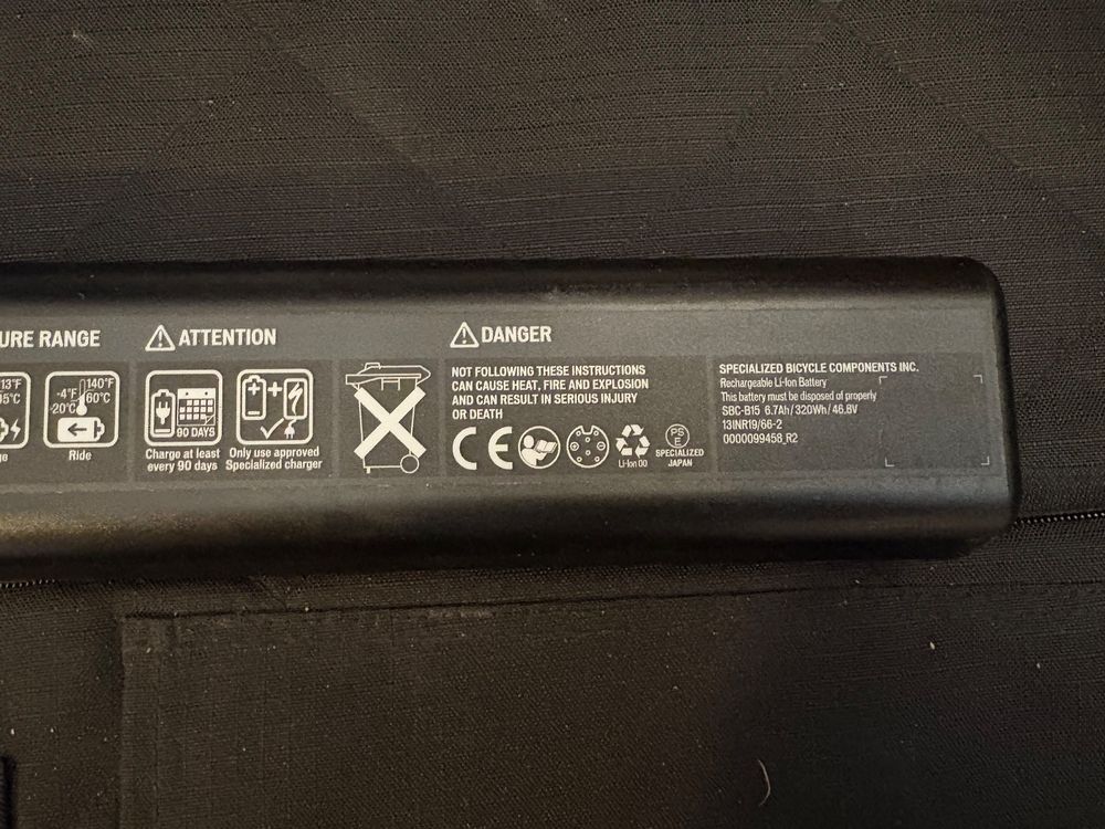 E-Bike Batterie SBC-B15 / 46.8V / 6.7Ah / 320Wh (Defekt) in Lausen für ...