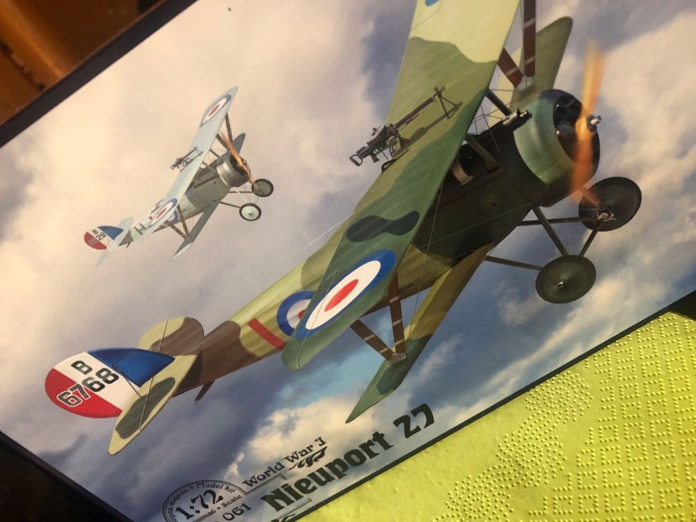 Roden 1:72 Nieuport 27 Doppeldecker WWI (Neu und originalverpackt) in ...