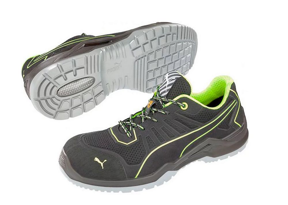 PUMA ESD-Sicherheitsschuh Safety Fuse TC Green Low Gr.48 (Neu (gemäss ...