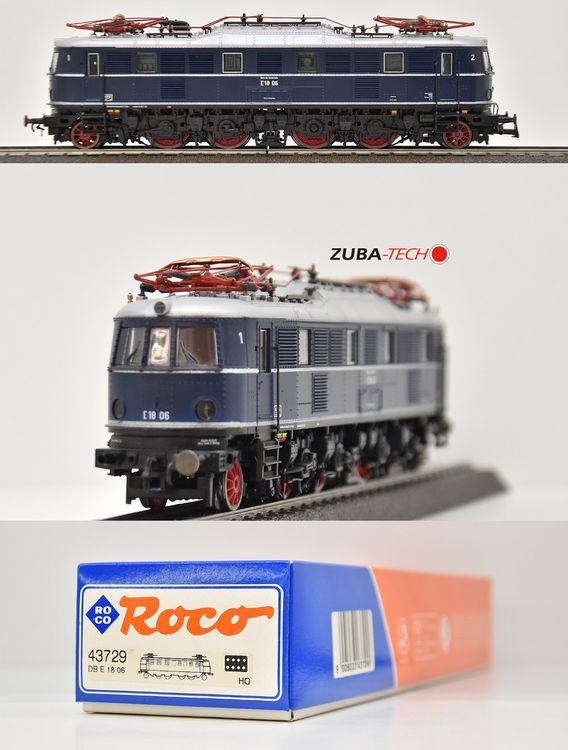 Roco 43729 E-Lok BR E18 DB H0 GS Analog mit OVP (Gebraucht) in St ...
