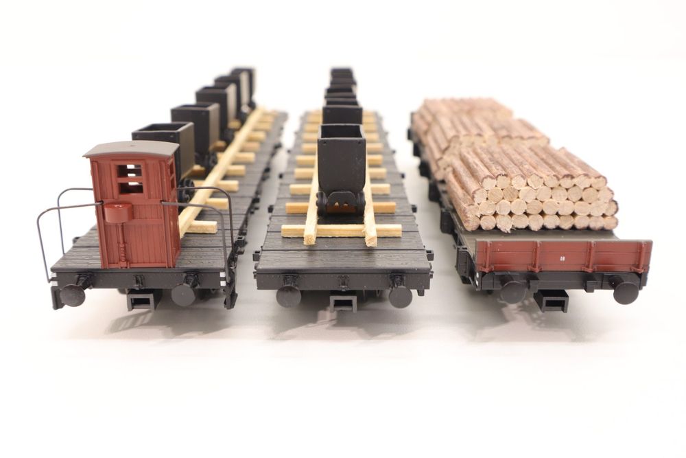 Trix 23990 DB Flachwagen-Set “Kohle und Energie” DC H0 (Gebraucht) in Basel für CHF 50 – mit ...