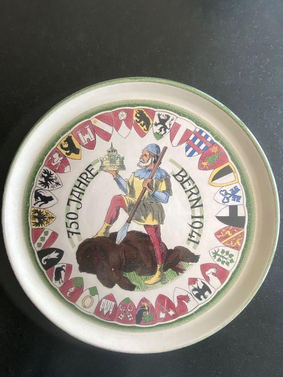 SAMMEL-KERAMIK-TELLER 750 JAHRE BERN 1941 (Gebraucht) in Holziken für CHF 8 – mit Lieferung auf ...