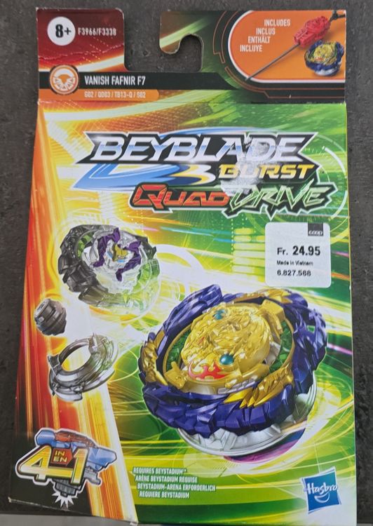 Neues Beyblade Burst QuadDrive Vanish Fafnir F7 Spielzeug (Neu und ...
