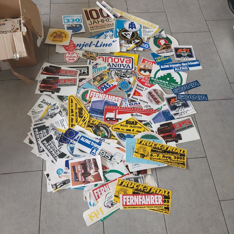 Grosses Konvolut Aufkleber Auto/Truck (Neu (gemäss Beschreibung)) in ...