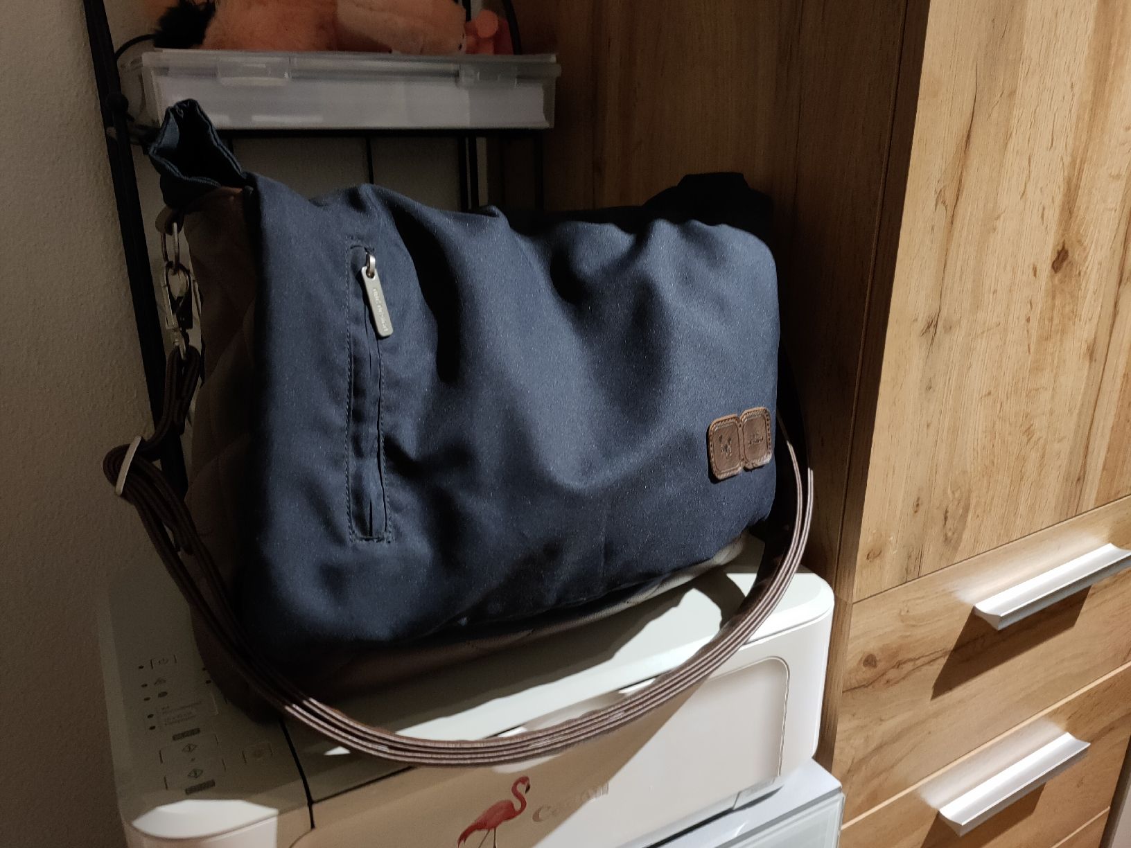 Blaue Wickeltasche von ABC Design passend zu Wagen (Gebraucht) in ...