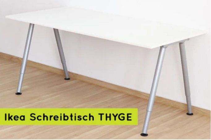 Thyge IKEA höhenverstellbarer Tisch, Tischplatte 160 x 80 (Gebraucht ...