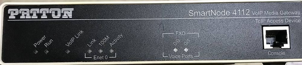 PATTON SMARTNODE SN4112/JO/EUI 2X FXO (Usato) a Gorduno per CHF 90 ...