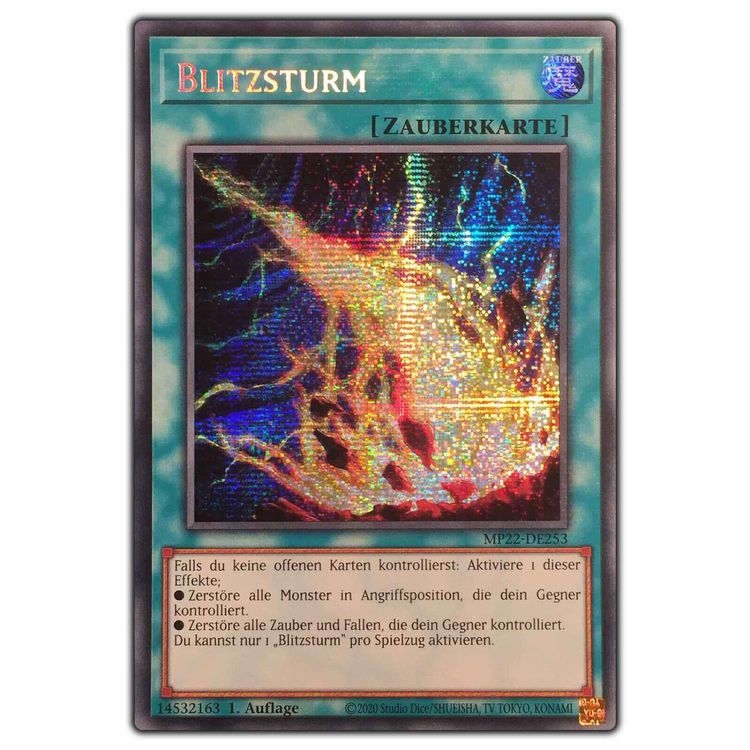 Yugioh MP22-DE253 - Blitzsturm - 1. Auflage | Kaufen auf Ricardo