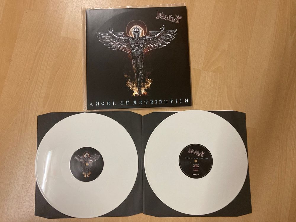 Judas Priest – Angel Of Retribution (white vinyl, sehr rar) | Kaufen ...