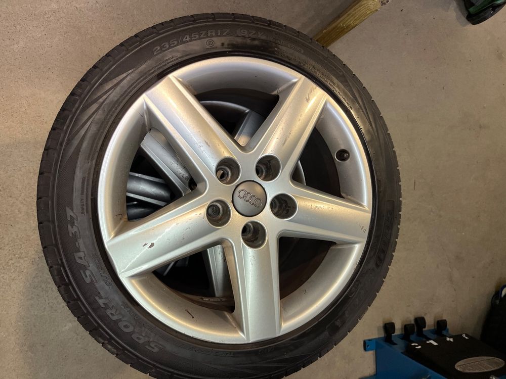 Räder Audi A4 (B6) 17 Zoll & Reifen 235/45 R17 97Y AllSeason (Gebraucht ...