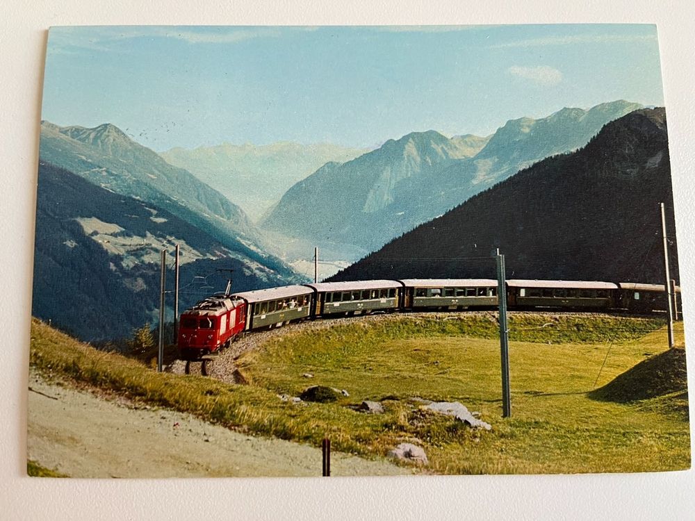 AK Rhätische Bahn Bernina Linie Alp Grüm (14.07.1981) | Kaufen auf Ricardo