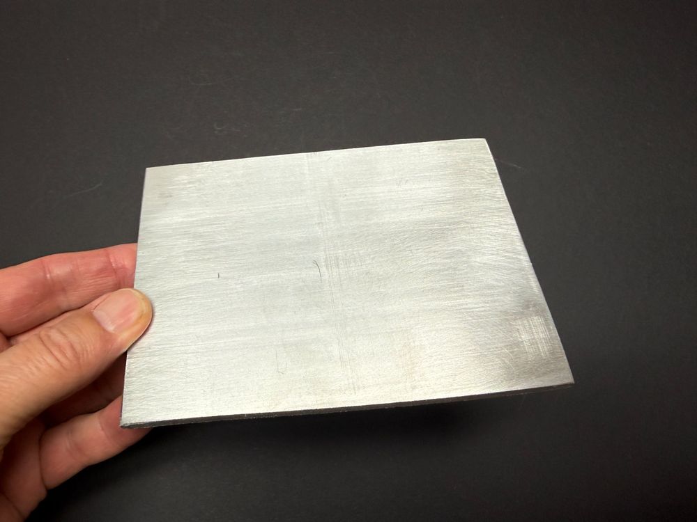 Aluminiumplatte 142 x 105 x 7,5 mm, 255 g (Gebraucht) in Lützelflüh ...