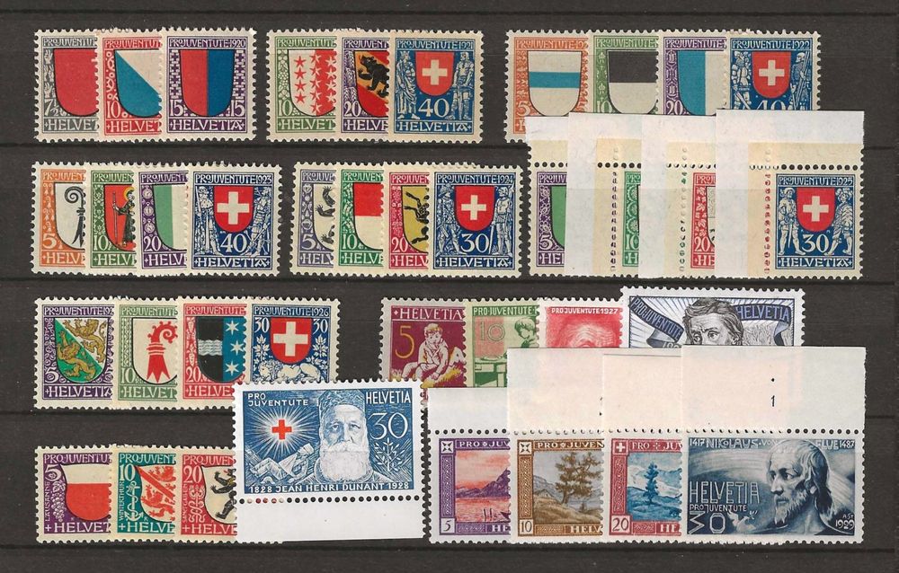 1920 - 1929 : PJ Serien ** - KP 260.-- | Kaufen auf Ricardo