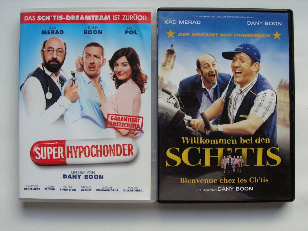 Willkommen bei den Sch'tis & Super-Hypochonder 2-DVD-Set (Gebraucht) in Zuzwil SG für CHF 6.5 ...