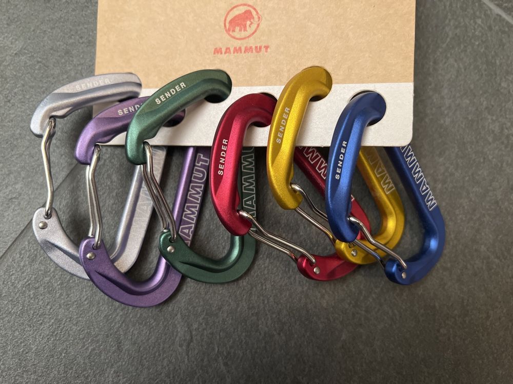 Mammut Sender Multi Color carabiner set (Neu und originalverpackt) in ...
