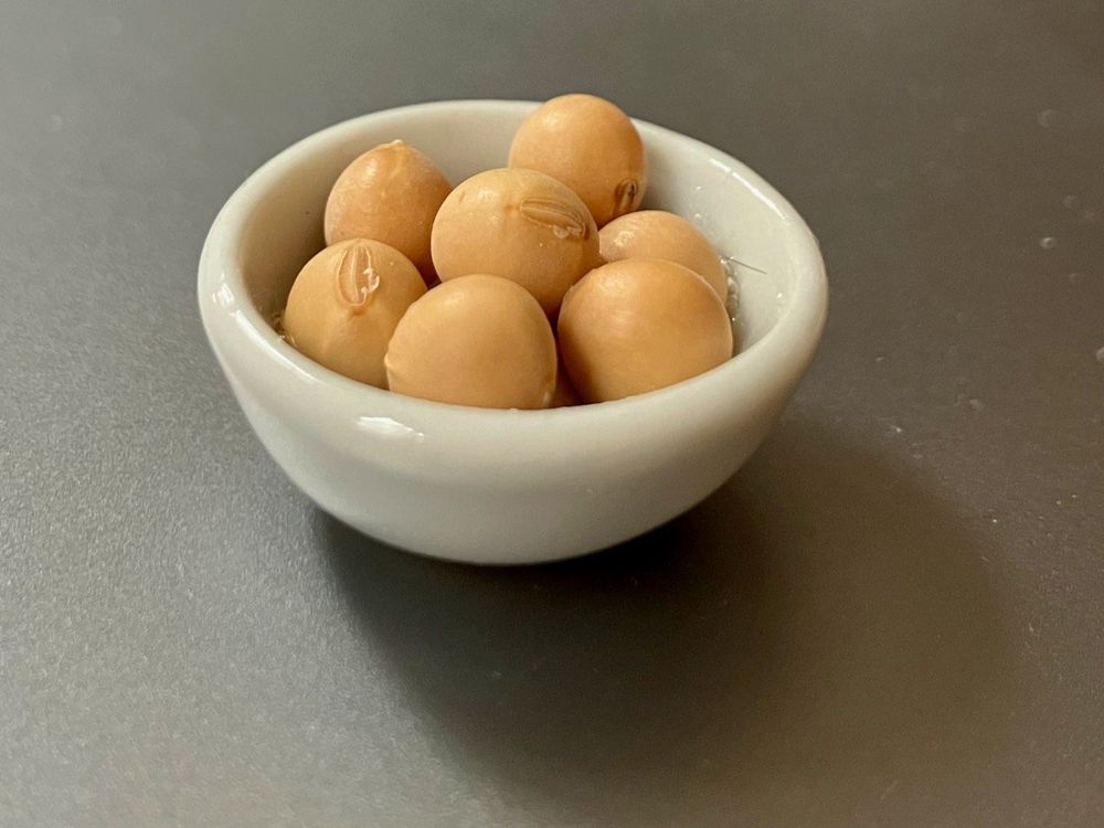 Eier i/Porzellanschüssel f/Puppenstuben. Handarb./Engl. NP 9 | Kaufen ...