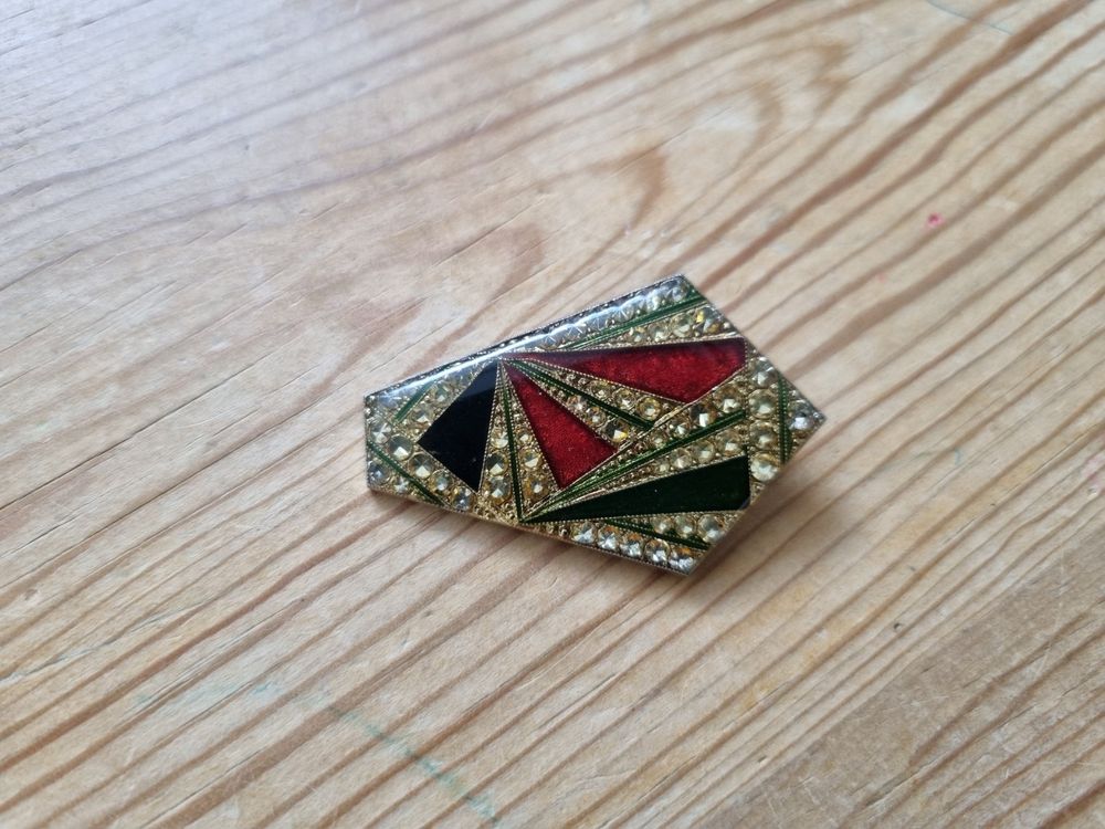 Art Deco schöne Brosche Frankreich | Kaufen auf Ricardo