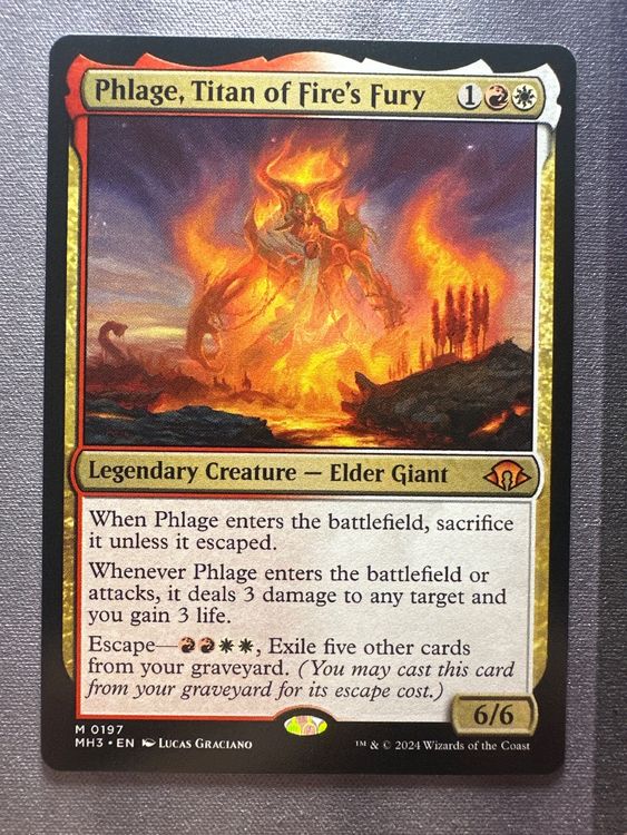 Phlage, Titan of Fire‘s Fury 0197 Modern Horizons 3 | Kaufen auf Ricardo