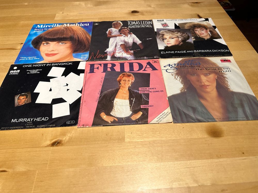 ABBA FRIDA AGNETHA CHESS rare Singles inkl Mireille Mathieu (Gebraucht ...