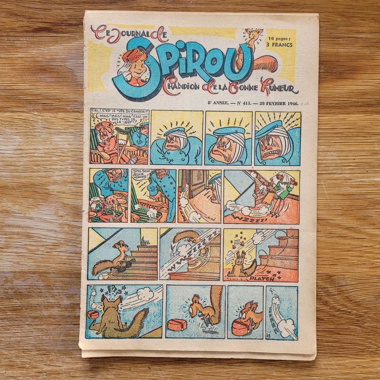 1946 Le Journal De Spirou Champion De La Bonne Humeur n°411 | Kaufen auf Ricardo