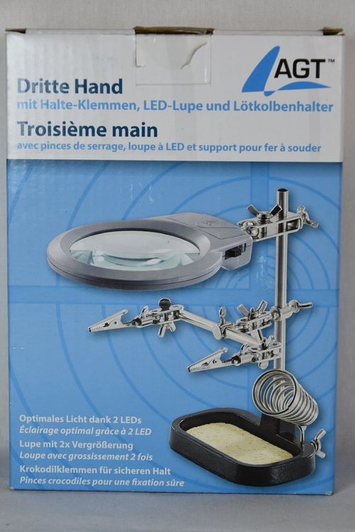 AGT Löthilfe, Dritte Hand Löten, Lötlupe, Löthilfe Dritte Ha (Gebraucht ...