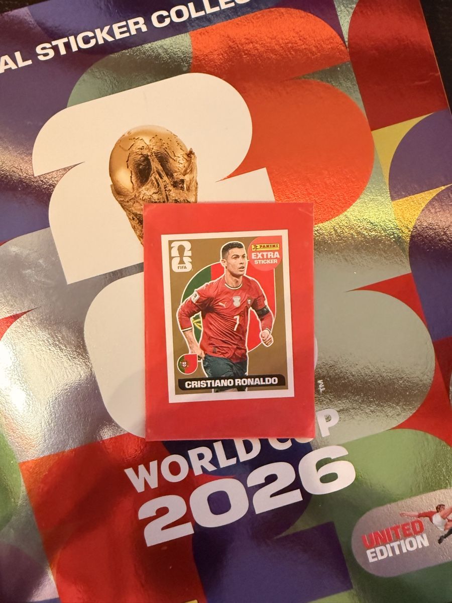 Cristiano Ronaldo - Panini FIFA WC26 Extra Sticker (Neuf avec emballage ...