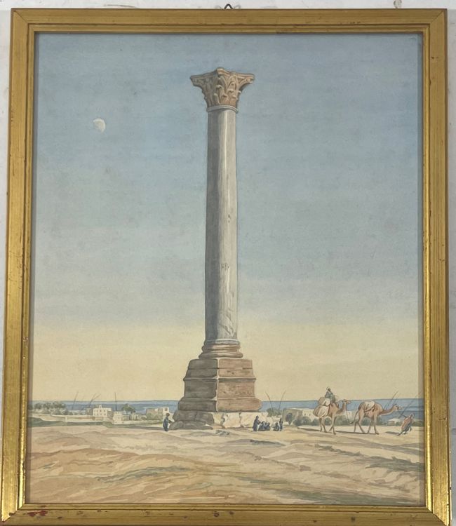 Aquarell mit faszinierendem Sujet unleserlich Signiert | Kaufen auf Ricardo