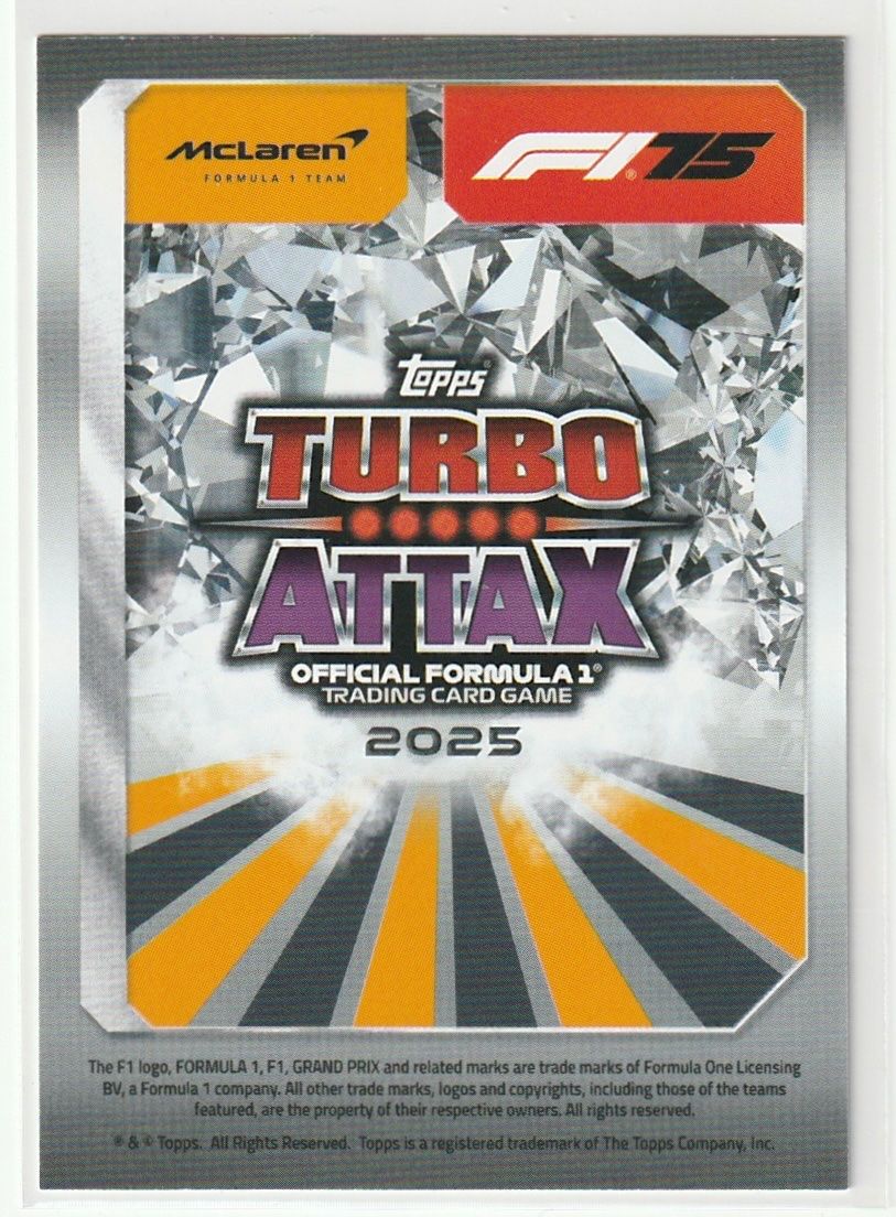 2025 Topps F1 Turbo Attax Formel 1 McLaren Formula 1 Team (Gebraucht ...