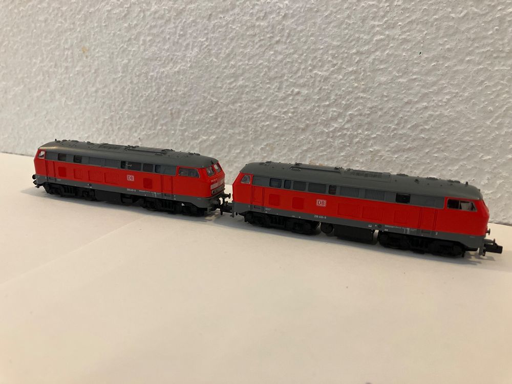 Fleischmann / N / 2 locs DB série 218 / analogique (Gebraucht) in ...
