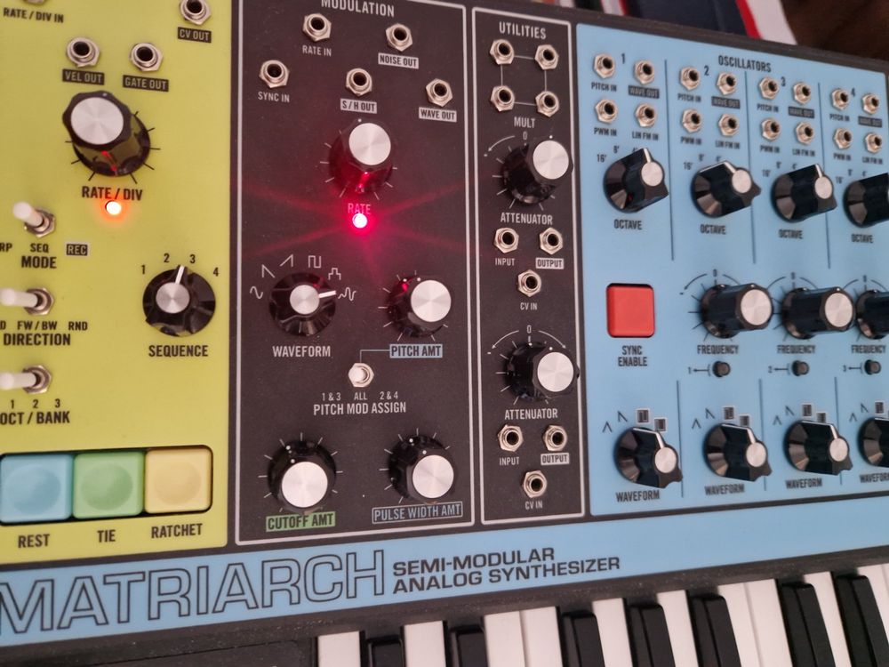 EINZIGARTIGER MOOG MATRIARCH:echt,ein ganz besonderer Synth! (Gebraucht ...