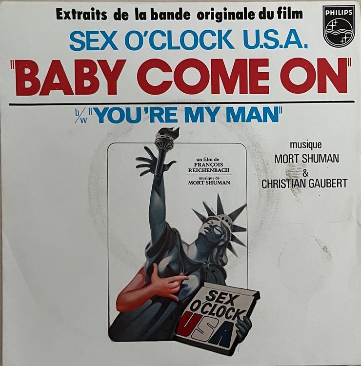 B.O. DU FILM SEX O'CLOCK U.S.A. - BABY COME ON (D'occasion) à Bussigny pour CHF 4 – avec ...
