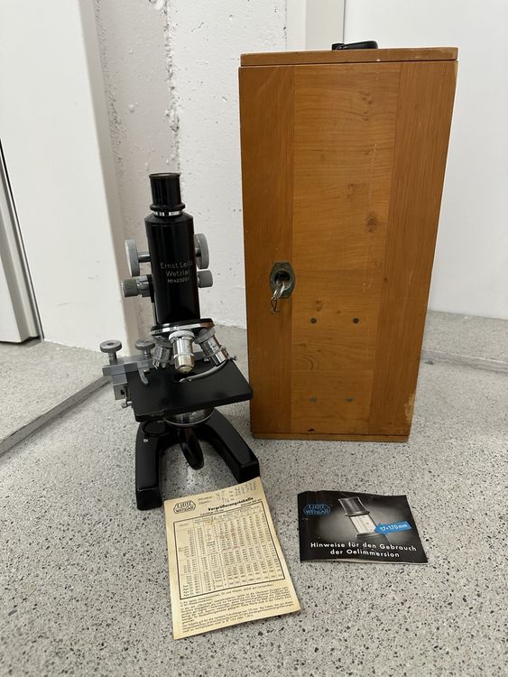 Ernst Wetzlar Mikroskop (Gebraucht) in Ebikon für CHF 45 – mit Lieferung auf Ricardo kaufen