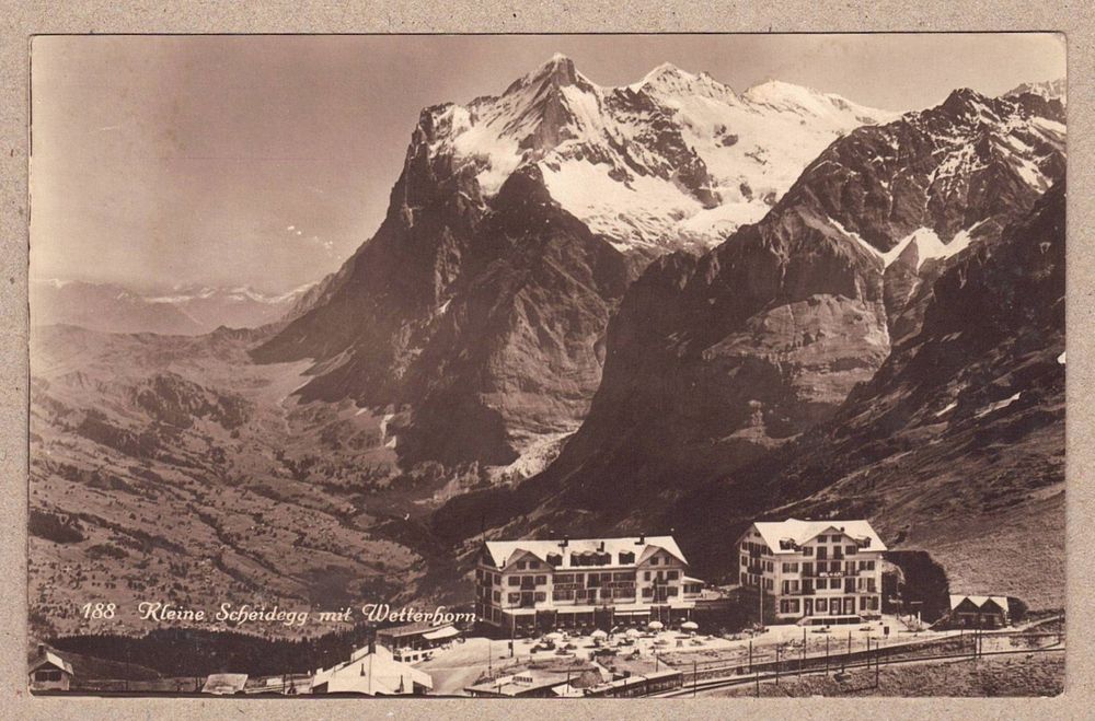 Kleine Scheidegg mit Wetterhorn (Gebraucht) in Kreuzlingen für CHF 4 ...