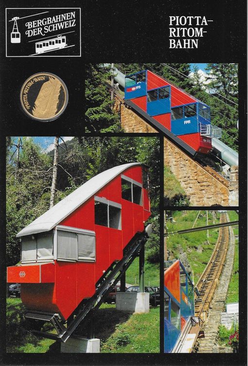 Medaille Schweizer-Bergbahnen Piotta Ritom-Bahn (Gebraucht) in Zürich ...