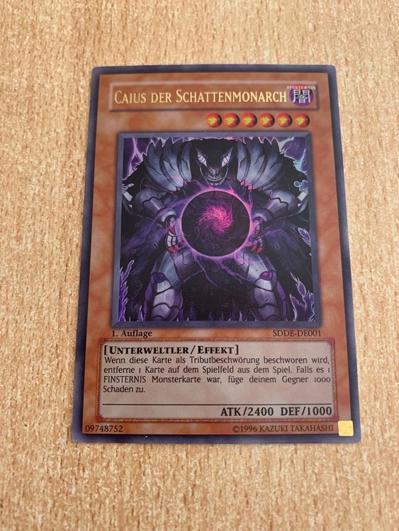 Caius der Schattenmonarch SDDE-DE001 1. Auflage Ultra Rare | Kaufen auf Ricardo