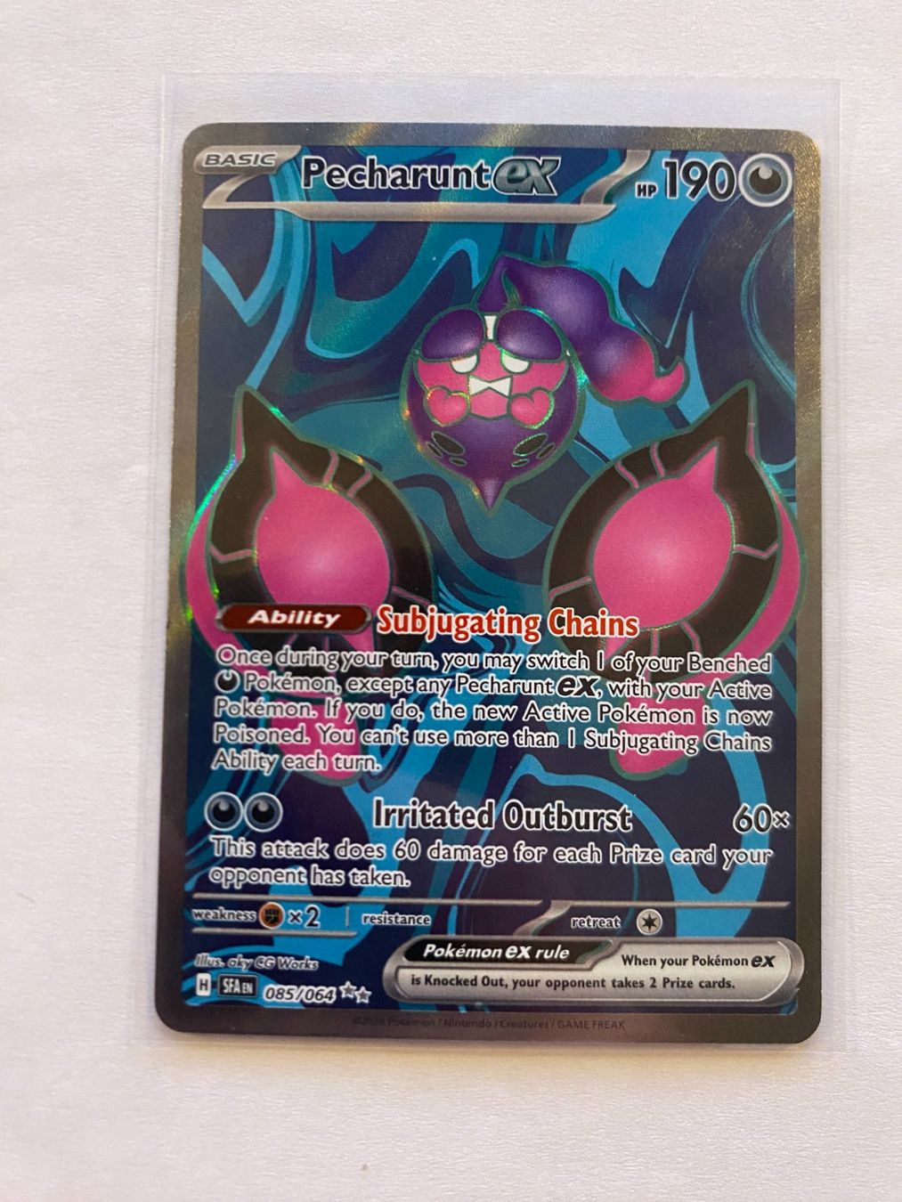 Pokemon Pecharunt EX 085/064 Shrouded Fable EN (Gebraucht) in ...