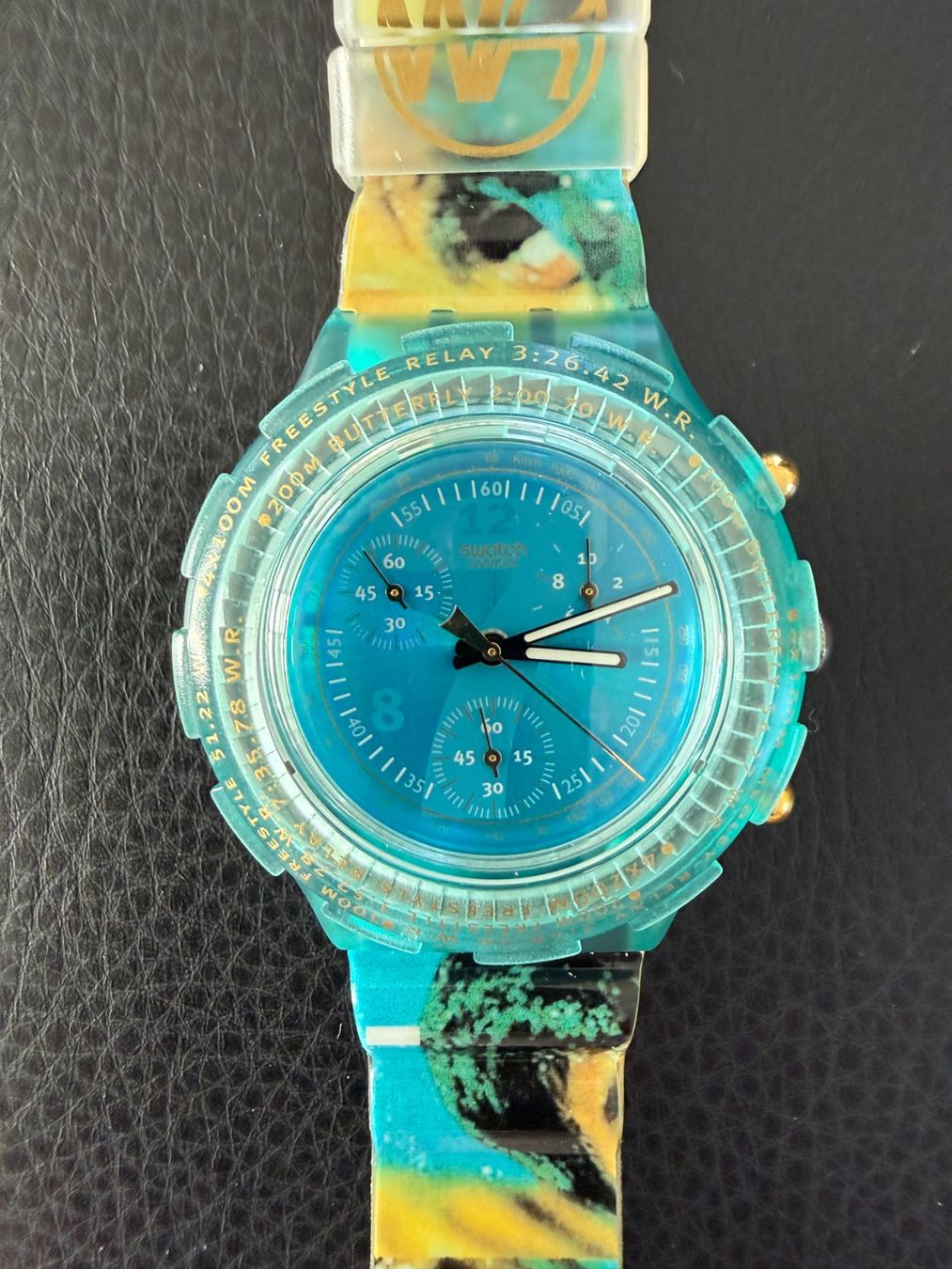 Swatch Aqua Chrono Mark Spitz SBZ103 Olympiade Atlanta 1996 (Neu ...