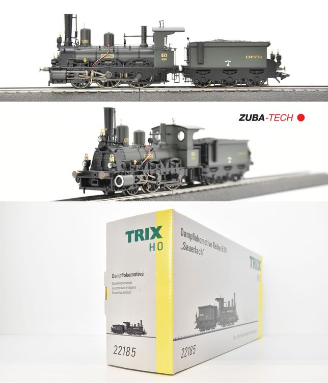 Trix 22185 Dampflok B VI K.Bay.Sts.B H0 GS Digital mit OVP (Gebraucht ...