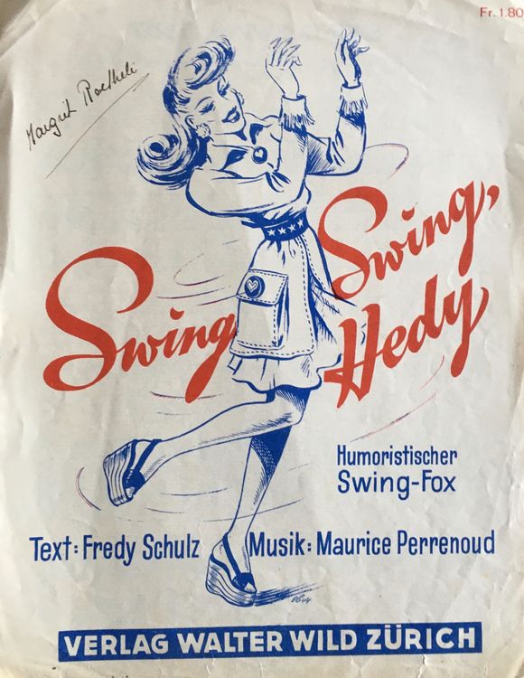 Musiknoten, Humoristischer Swing-Fox, Maurice Perrenoud | Kaufen auf ...