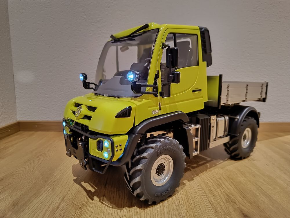 RC Unimog U423 Allrad 4x4 1:10 Kipper Crawler Trail Kommunal (Neu ...