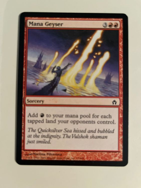 1 x Mana Geyser - Magic: The Gathering - MtG (Gebraucht) in Kriens für ...