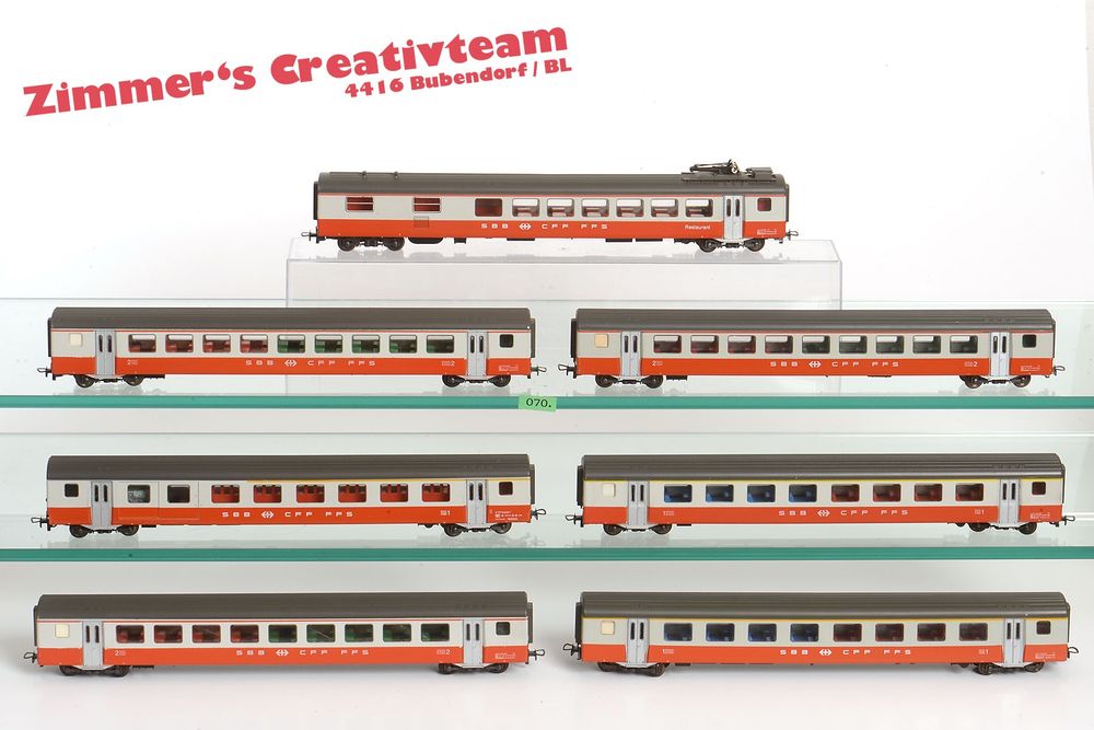 7 Liliput SBB Swiss-Express Wagen, H0, WS (Gebraucht) in Bubendorf für CHF 370.95 – mit ...