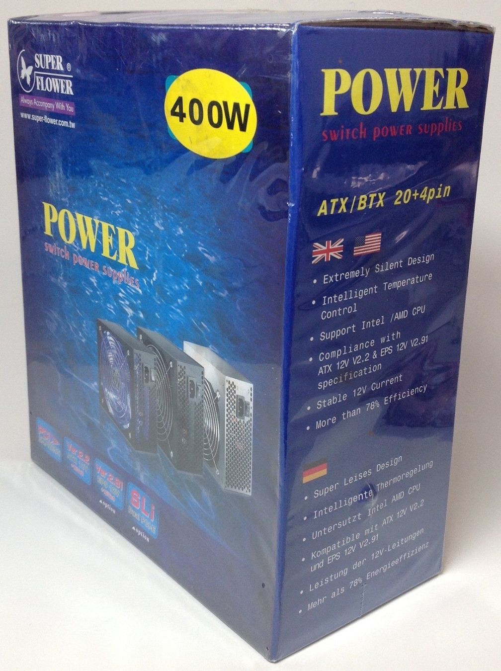 Super Flower SF-400P12P Switch Power Supply Netzteil ATX 400 (Neu und ...