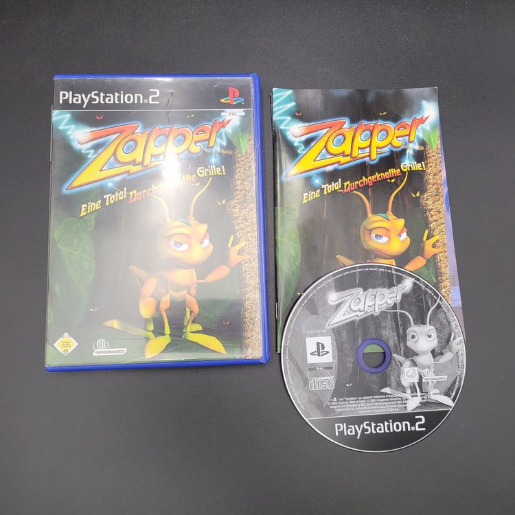 Zapper Eine Total Durchgeknallte Grille! PS2 | Acheter sur Ricardo