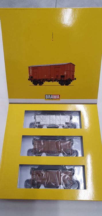 BRAWA 48550 FS Spitzdach-Güterwagen (Neu und originalverpackt) in ...