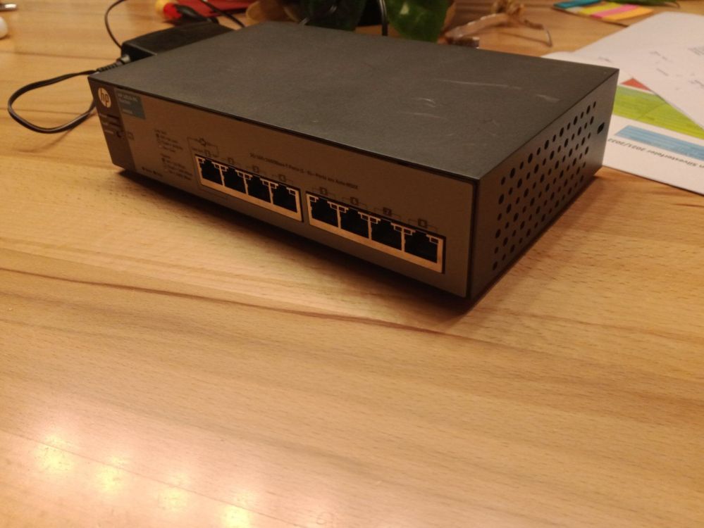 HP 1810-8G Pro Curve Switch J9802A (8-Port, RJ-45) | Kaufen auf Ricardo