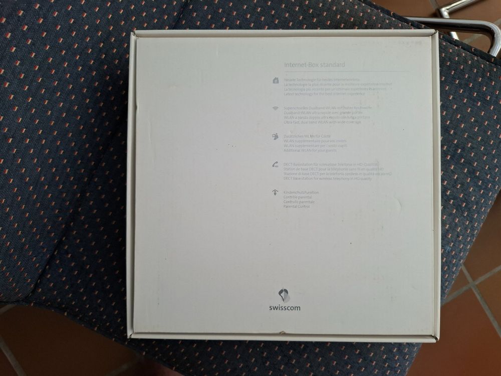 Swisscom ROUTER / INTERNET BOX STANDARD (Gebraucht) in GOLDACH für CHF ...