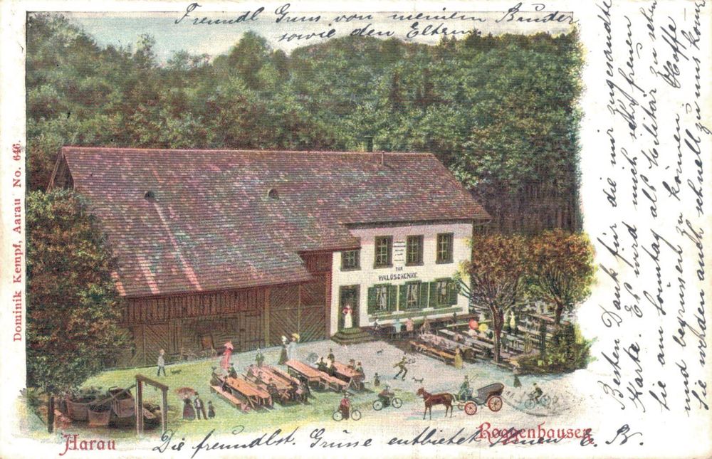 Karte Aarau Roggenhausen 1902 | Kaufen auf Ricardo