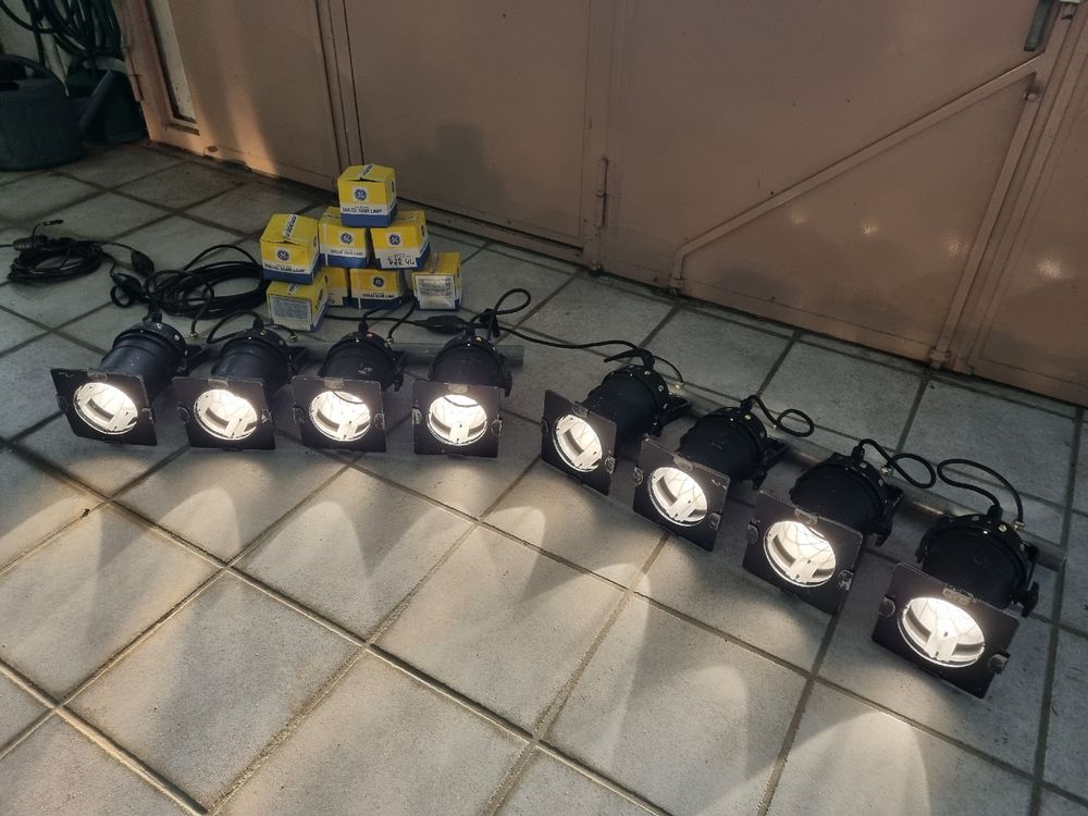 2x 4er ACL Bar PAR 46 mit Kabel und Ersatzbrenner (Gebraucht) in für ...