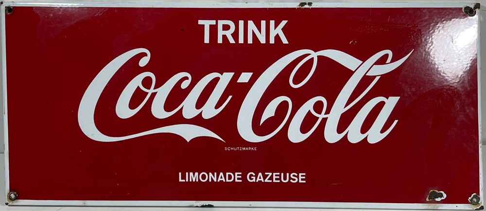 Vintage Grosse Coca-Cola Email Schild (Gebraucht) in Root für CHF 215 ...